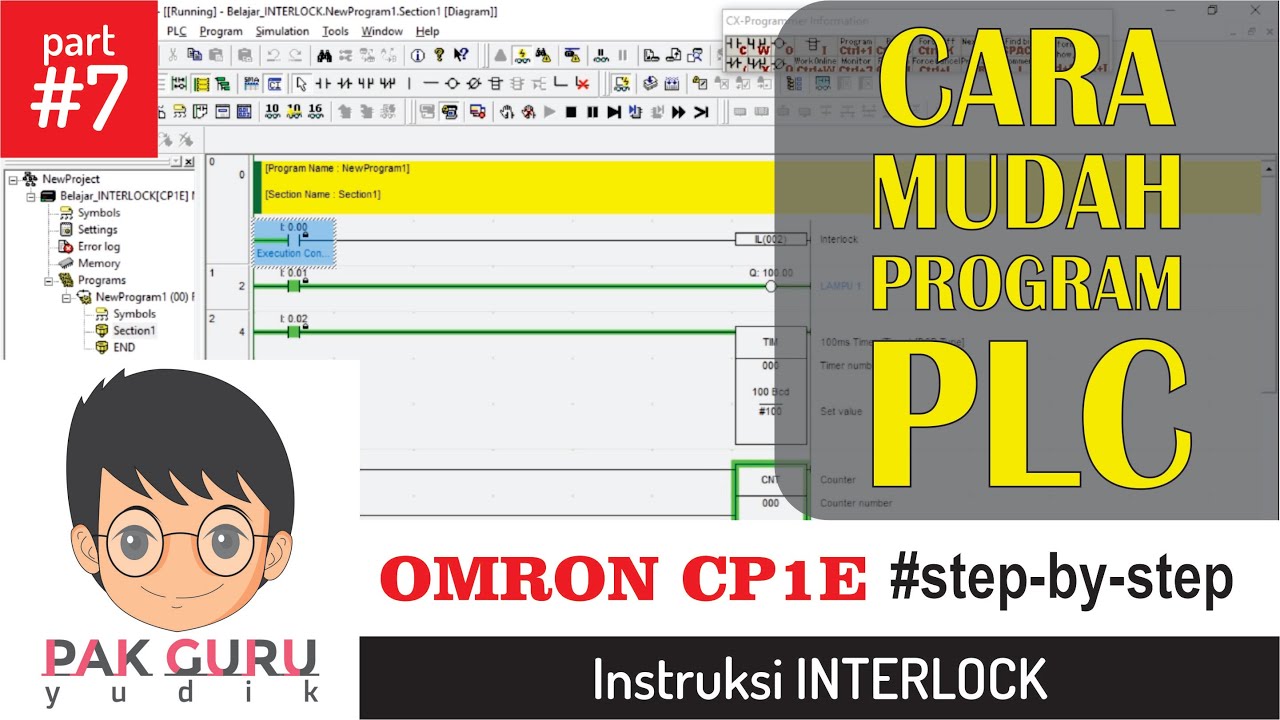 Program Interlock Plc Omron Youtube