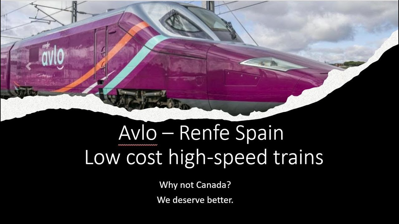 Avlo high-speed trains from Spain - YouTube