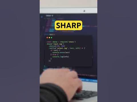 Sharp para compressão processamento e redimensionamento de imagens no NodeJS - YouTube