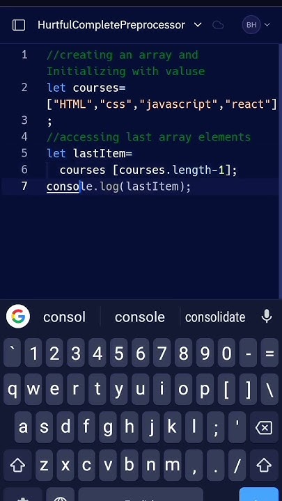 Accessing The Last Element Of An Arrayjavascript Tutorials For Beginners 😍😍😍😍😍😍😍😍😍😍😍😍😍😍😍😍😍😍😍😍😍