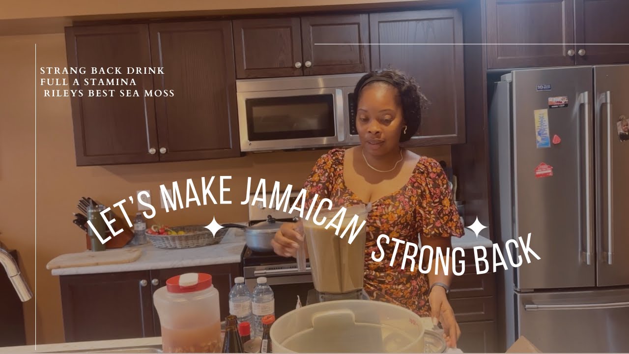 PEANUT PUNCH| JAMAICAN STRONG BACK RECIPE || IRISH MOSS PUNCH || BOOST ...