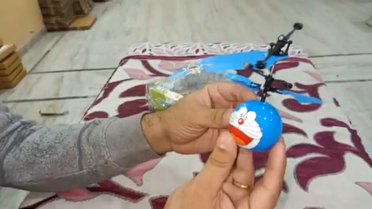 Unboxing Hand Sensor Doraemon Flying Ball | Unoxing & Play | Flying ...
