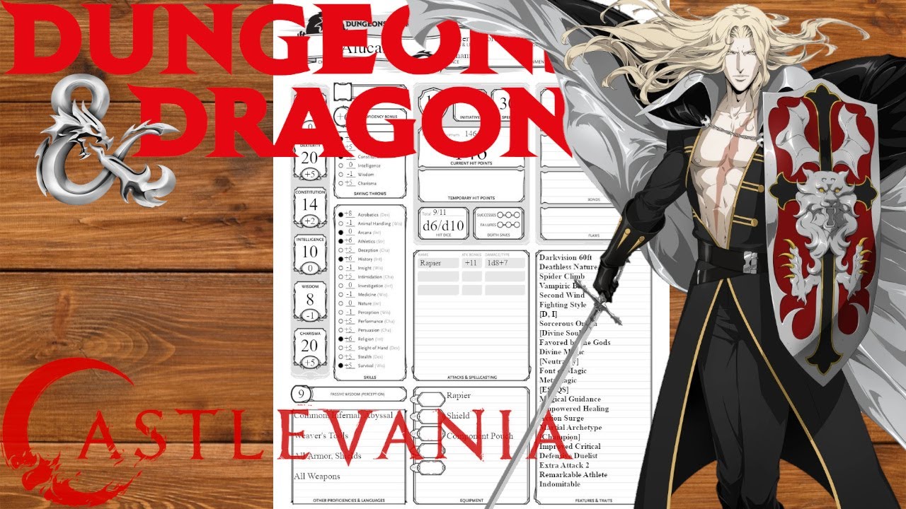 Nephilim Builds | Alucard (Castlevania) - YouTube