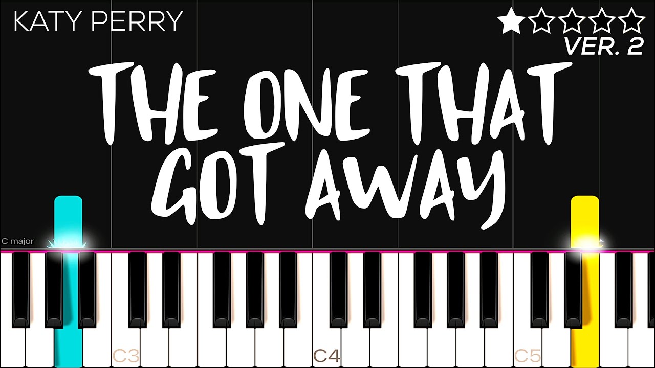 Katy Perry - The One That Got Away | EASY Piano Tutorial - YouTube