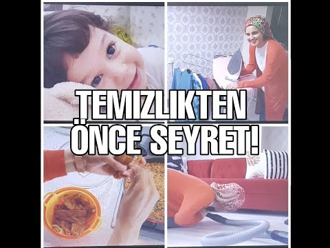 TEMİZLİĞE BAŞLAMADAN  SEYREDİN |TEMİZLİK MOTİVASYON :)