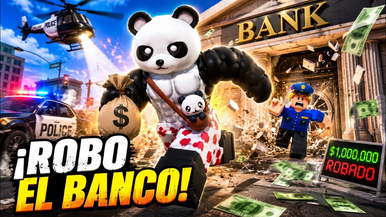 ¡Hemos ROBADO el BANCO con mis AMIGOS! - YRBPanda - YouTube