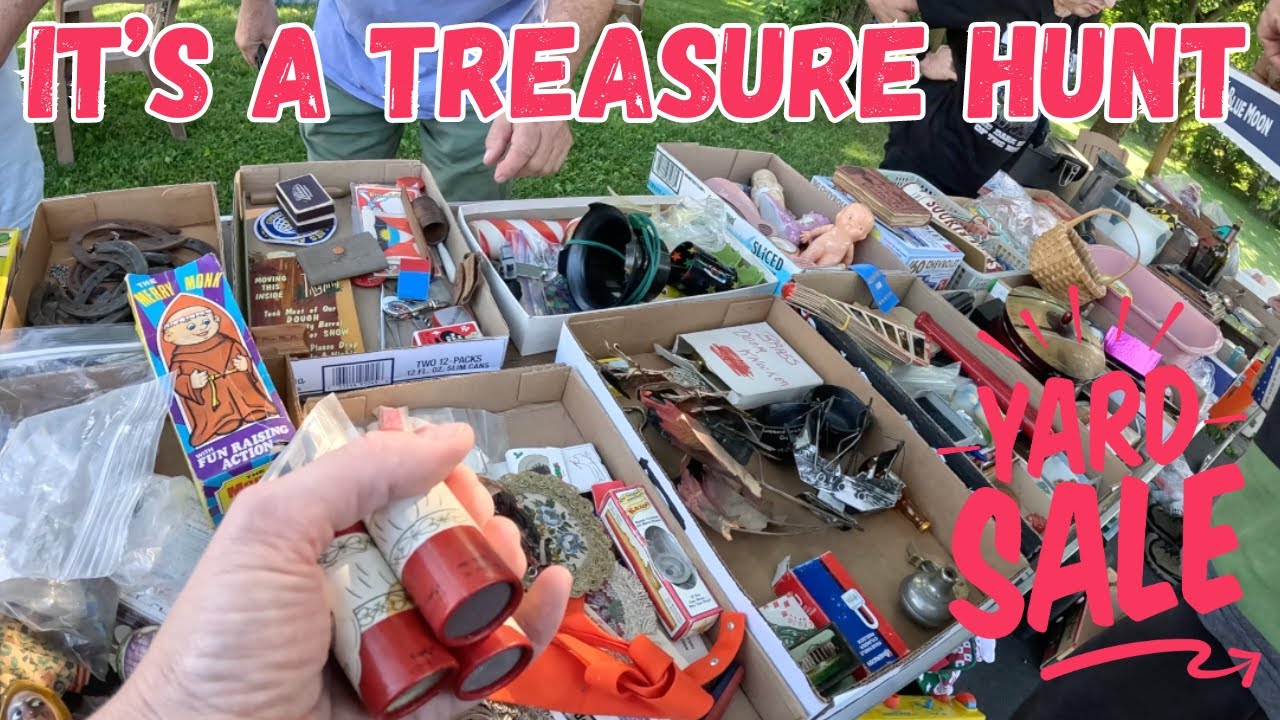 Buying All The Random Things To Flip For A Profit | Town-Wide Yard ...