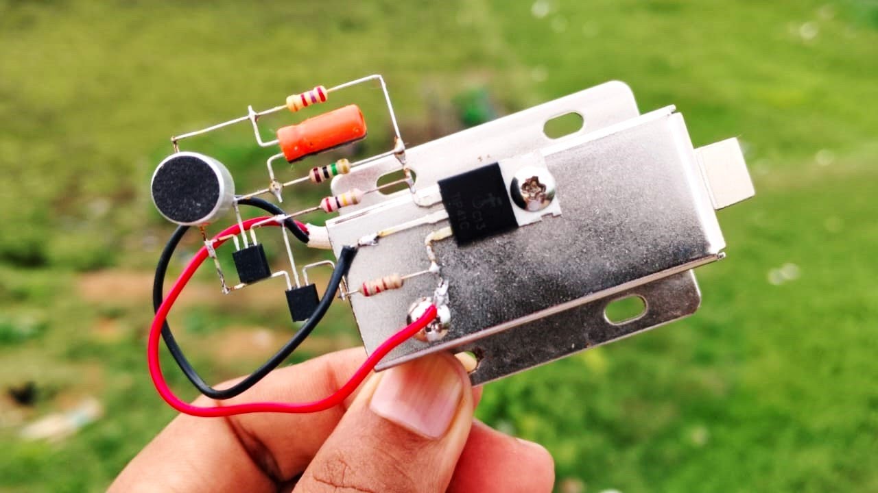 The Power of Clapping Lock with TIP 41c Transistor - YouTube