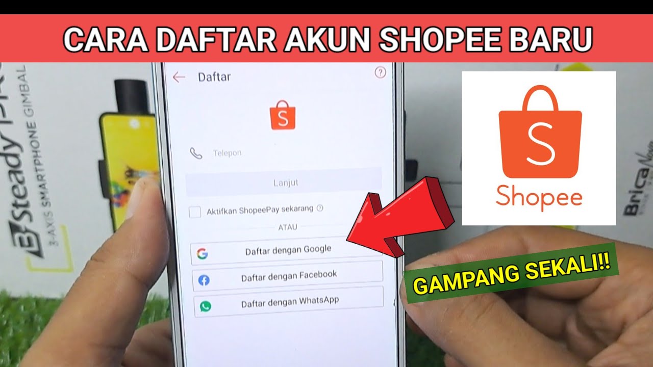 Cara Membuat Akun Shopee Baru - Cara Daftar Akun Shopee Terbaru 2024 ...
