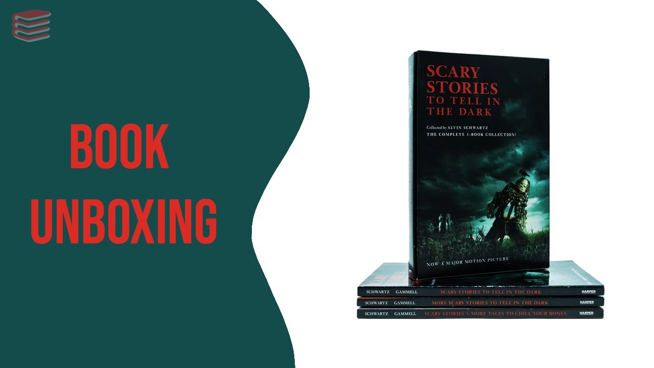 Scary Stories to Tell in the Dark by Alvin Schwartz - Book Unboxing ...
