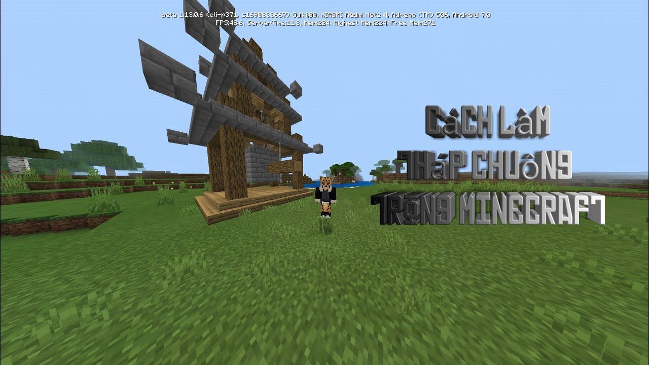 [Building] Cách xây tháp chuông trong minecraft - YouTube