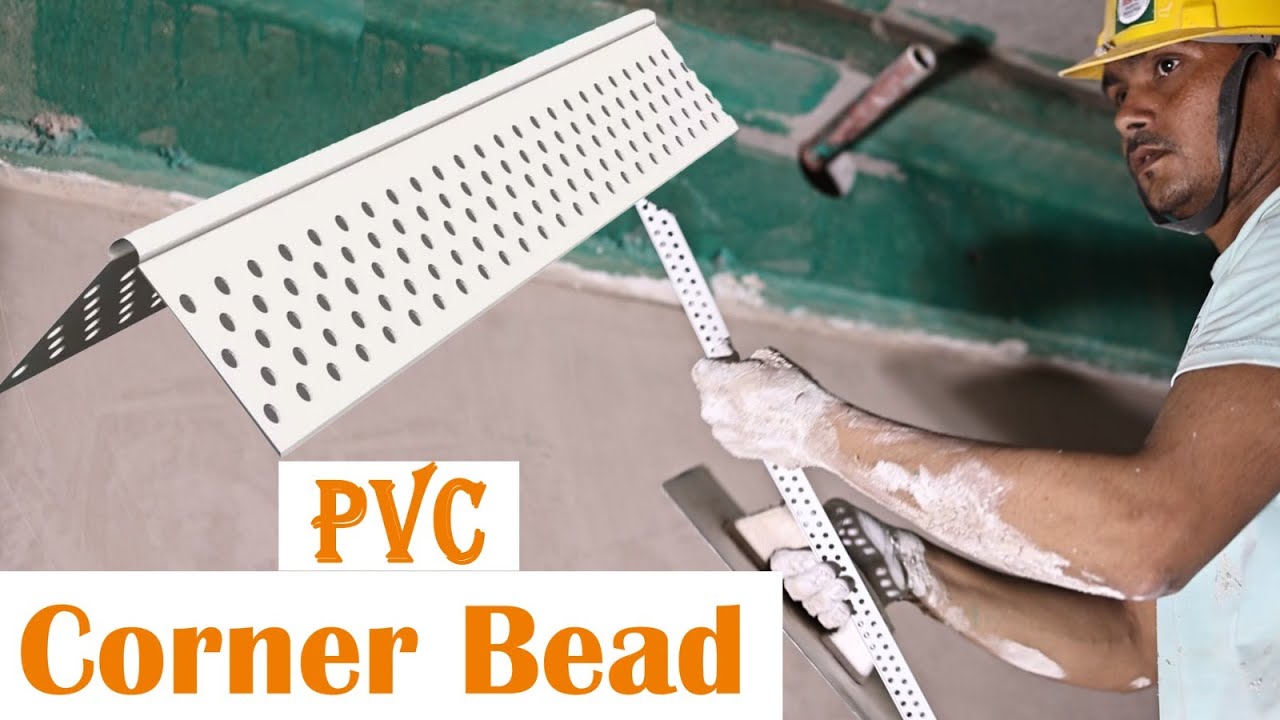 PVC corner Bead for Beam column and Drywall - YouTube