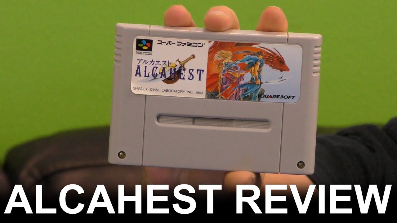 Alcahest Japanese Exclusive - Quick Review [SNES] - YouTube