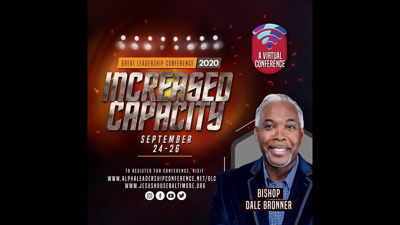 Bishop Dale Bronner invites you to the 2020 GLC conference - YouTube