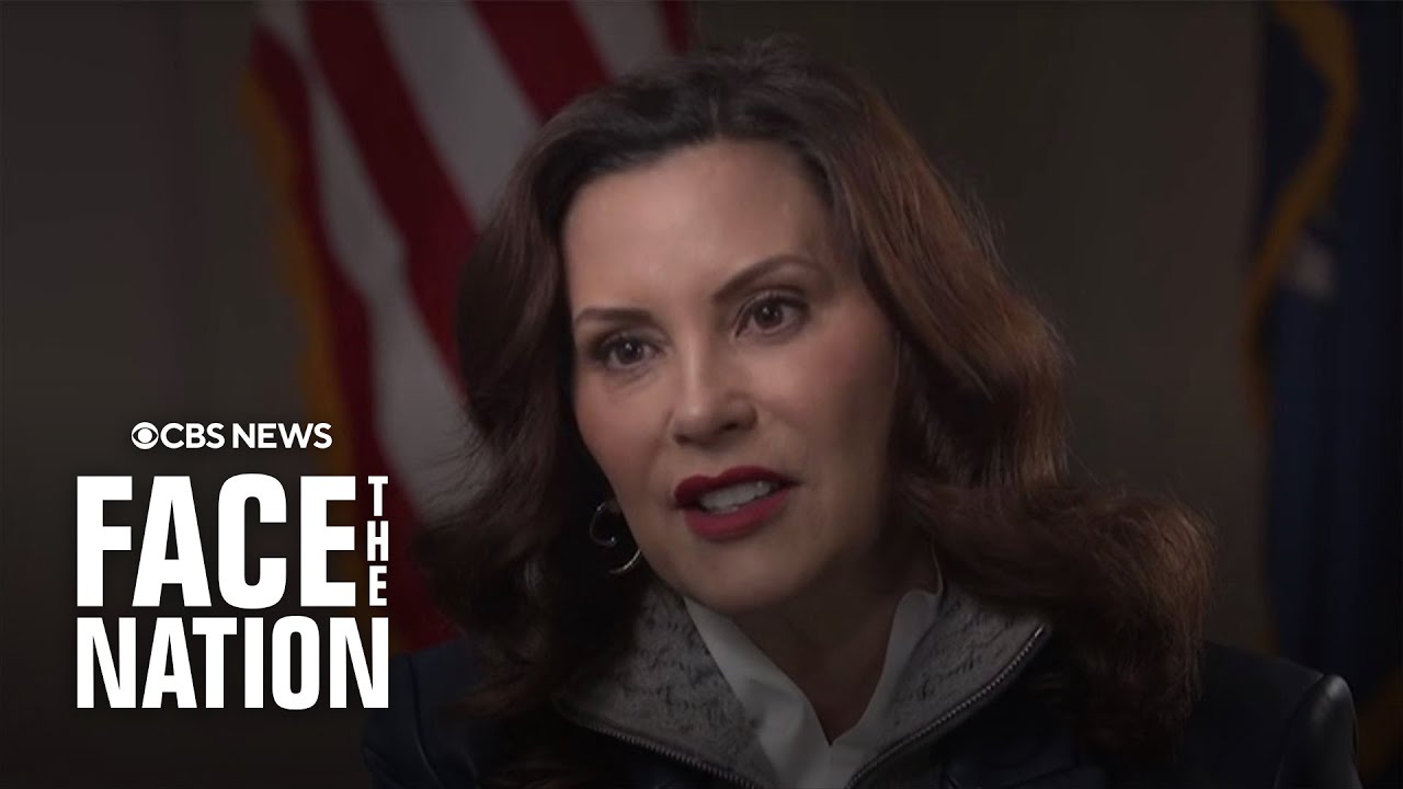 Michigan Gov. Gretchen Whitmer on "Face the Nation with Margaret ...