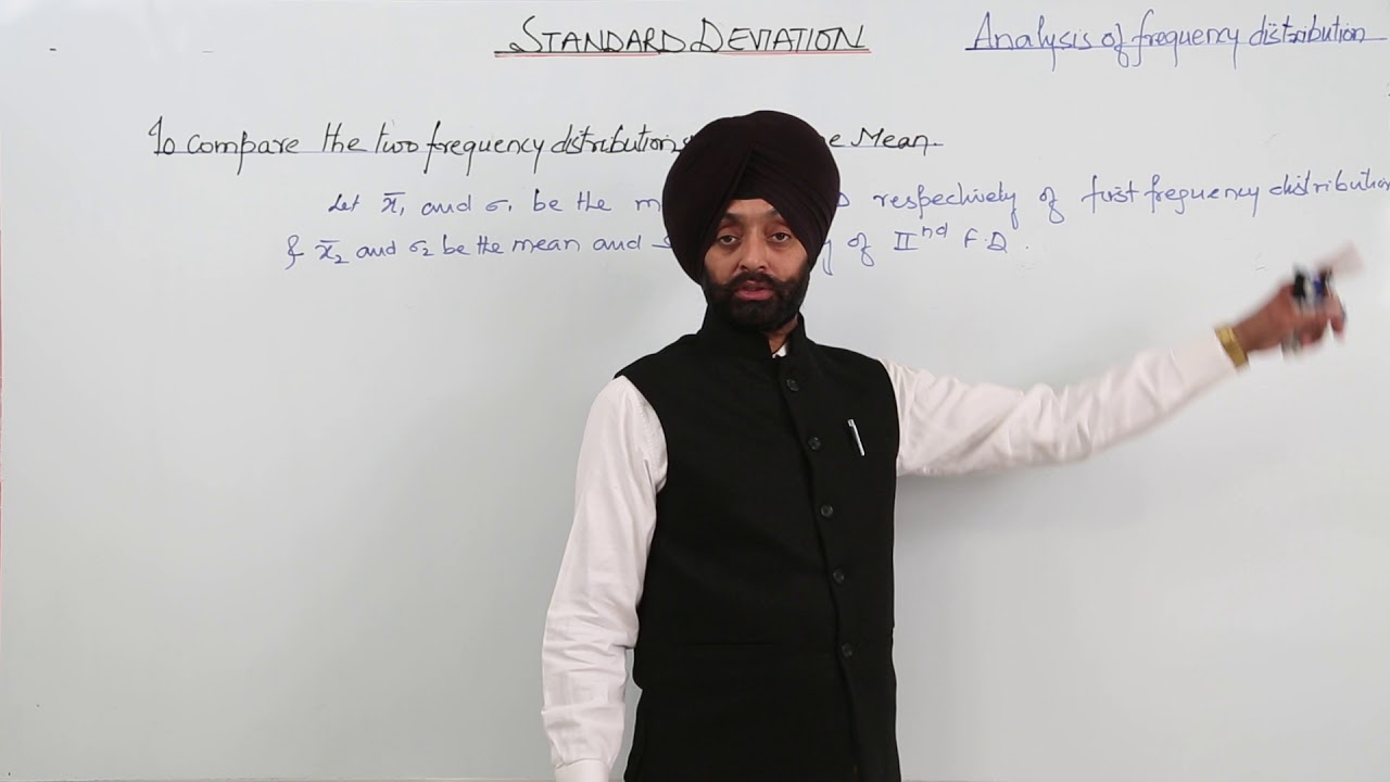 CBSE CLASS 11 MATH - STANDARD DEVIATION - Standard Deviation - YouTube