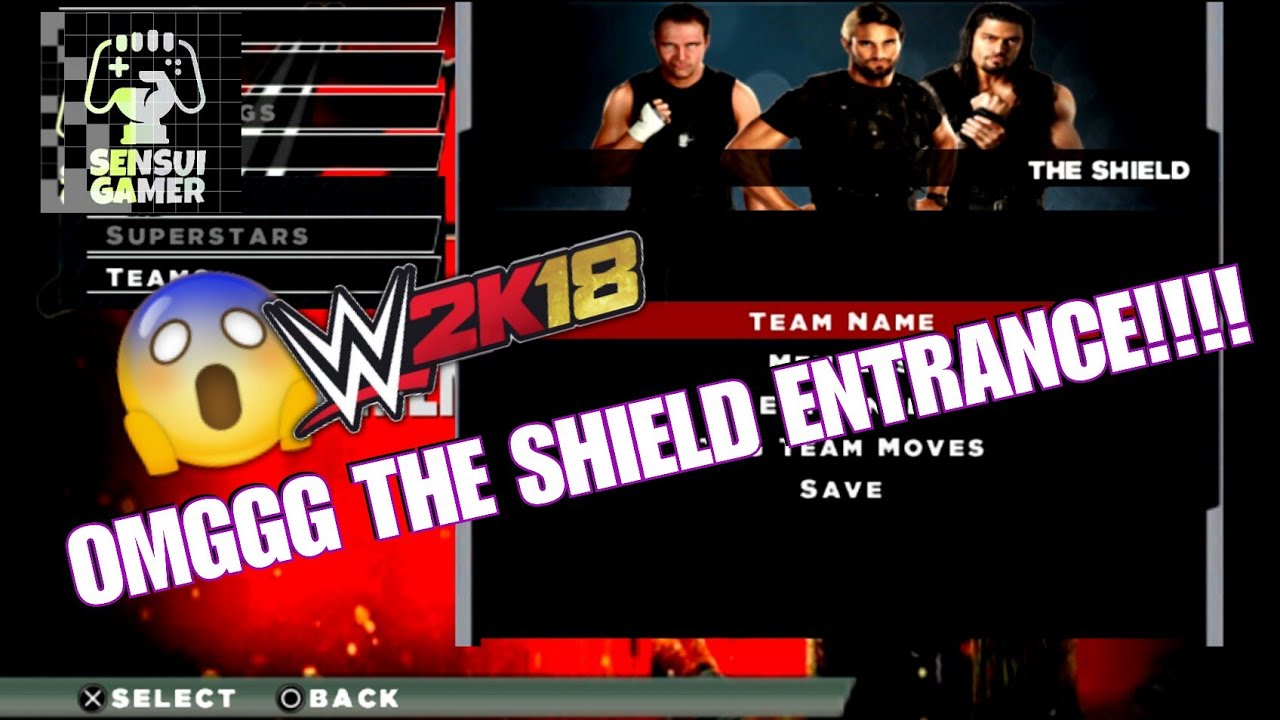 WWE 2K18 PSP, Android/PPSSPP - The Shield Entrance - YouTube