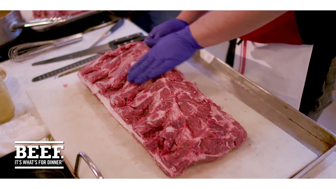 Cowboy in the Kitchen: How to Trim the Prime Rib - YouTube