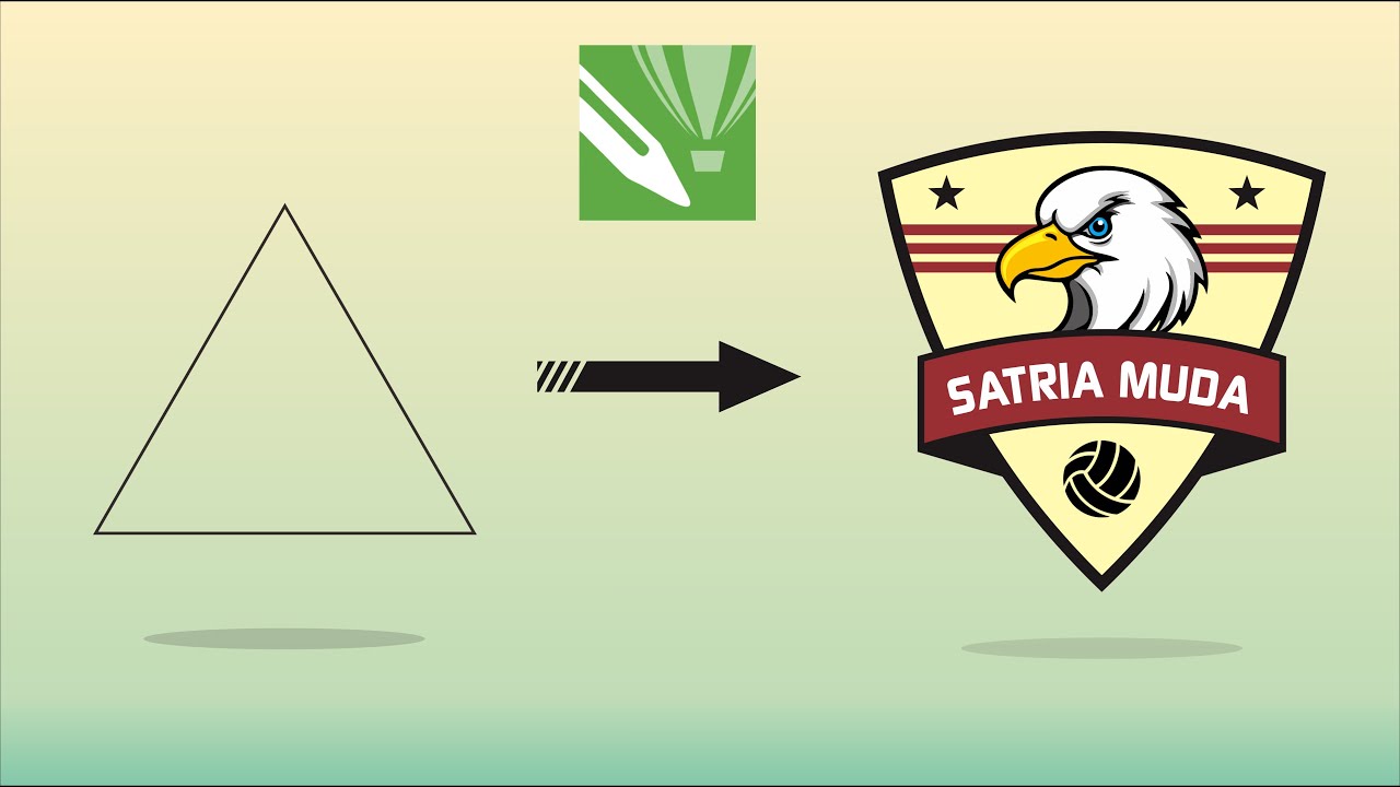 Cara Membuat Logo tim Bola Voli dengan CorelDraw X7 - YouTube