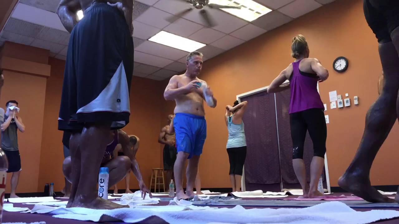 NFL Legends Community Class at Bikram Yoga NYC - YouTube