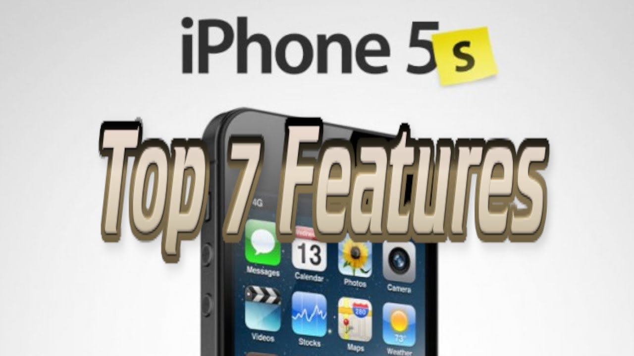 iPhone 5S: Top 7 Features and Things to Know! - YouTube
