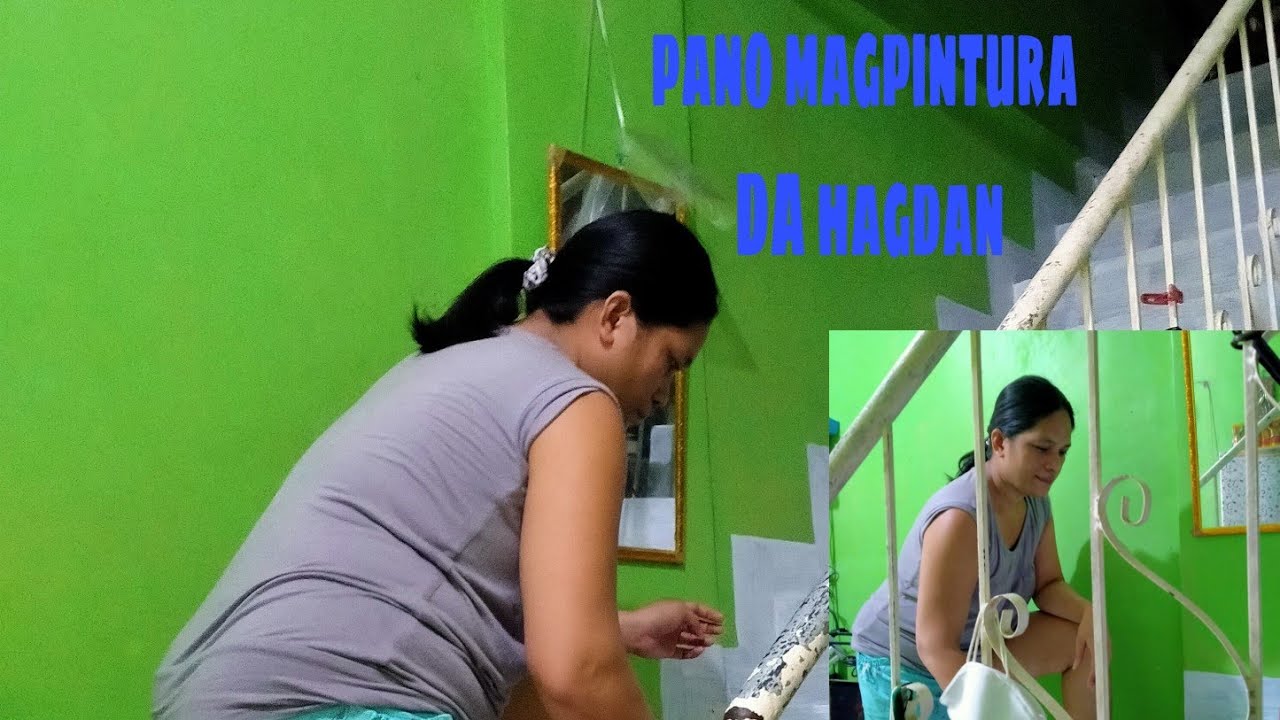 Pano magpintura sa hagdan na pwd agad akyatan - YouTube