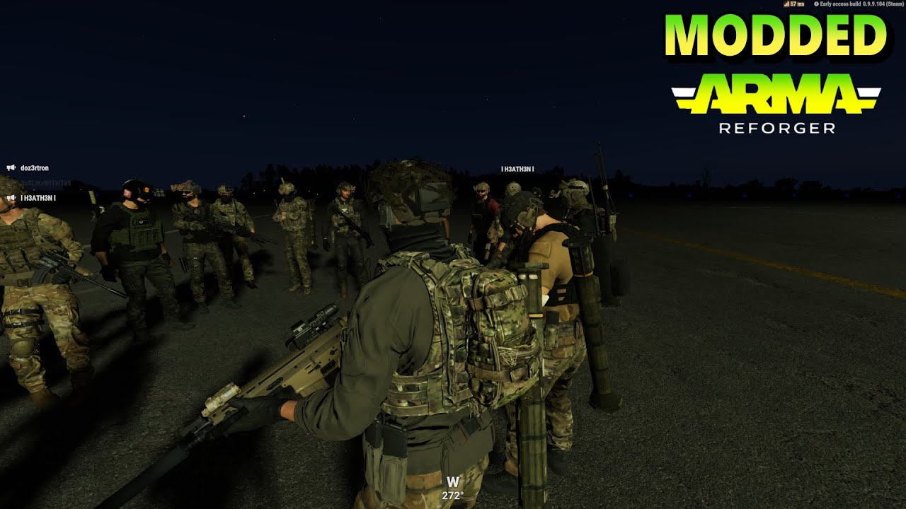 RANGERS TASK FORCE NIGHT OP / Arma Reforger - YouTube