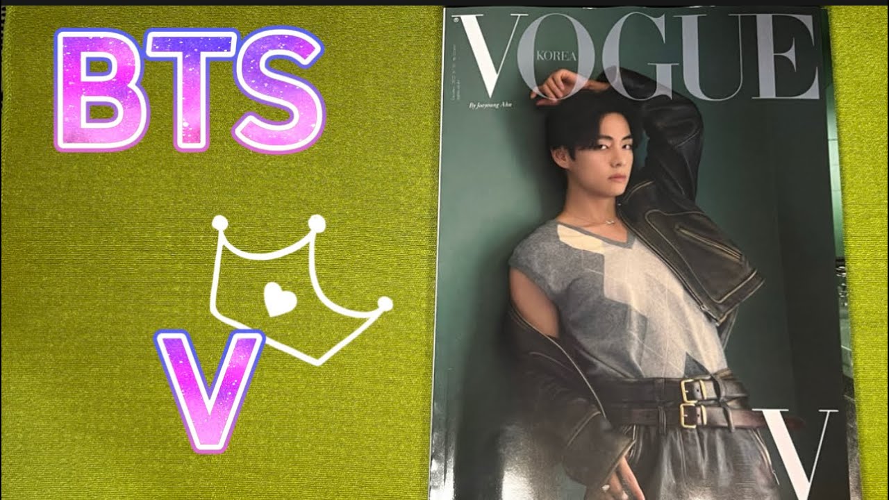 BTS V’s VOGUE MAGAZINE COVER #김태형 - YouTube