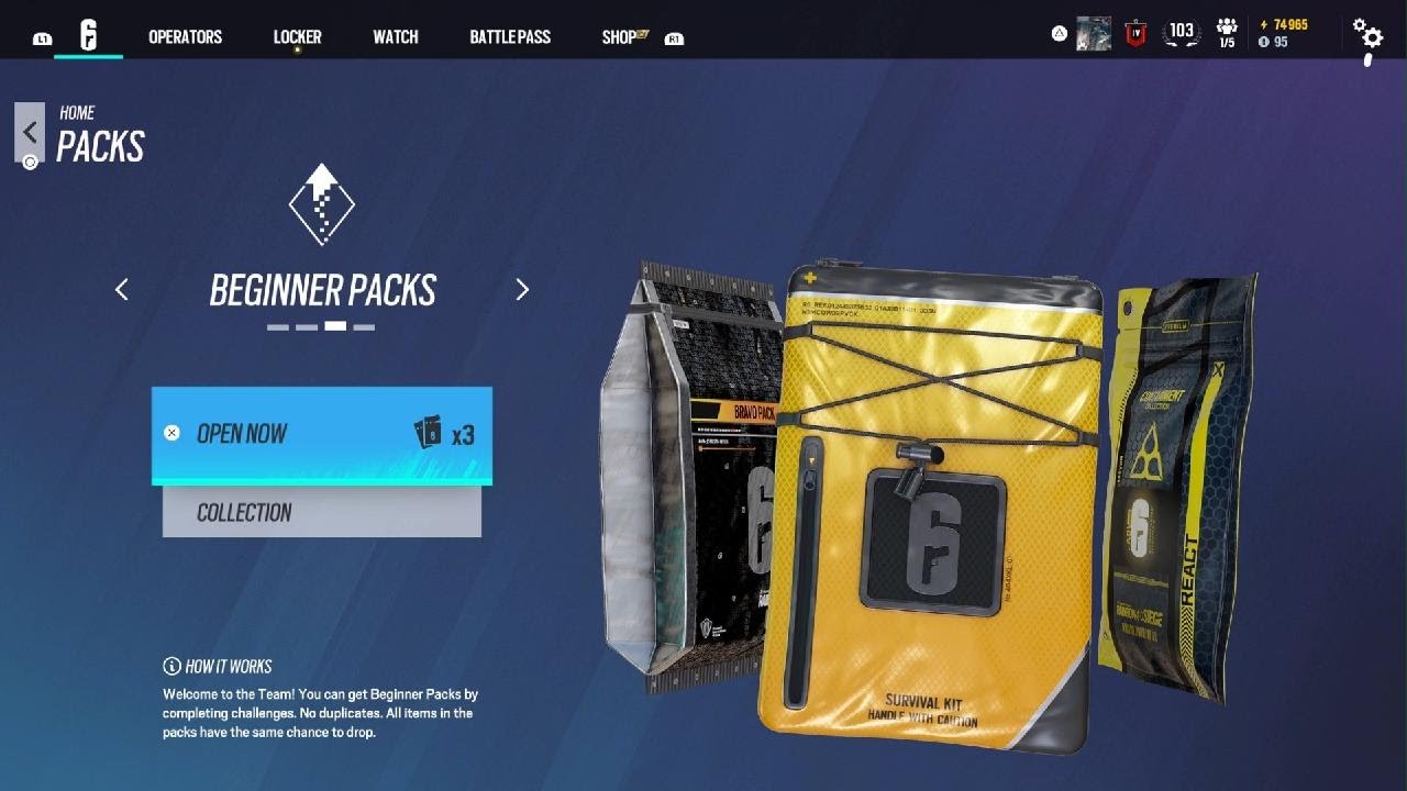 New r6 beginner packs - YouTube