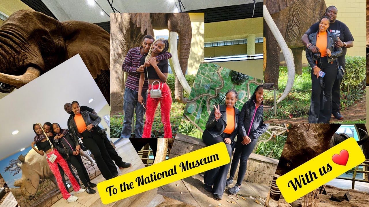 Come with us to the Kenya National Museum || First time touching a ...