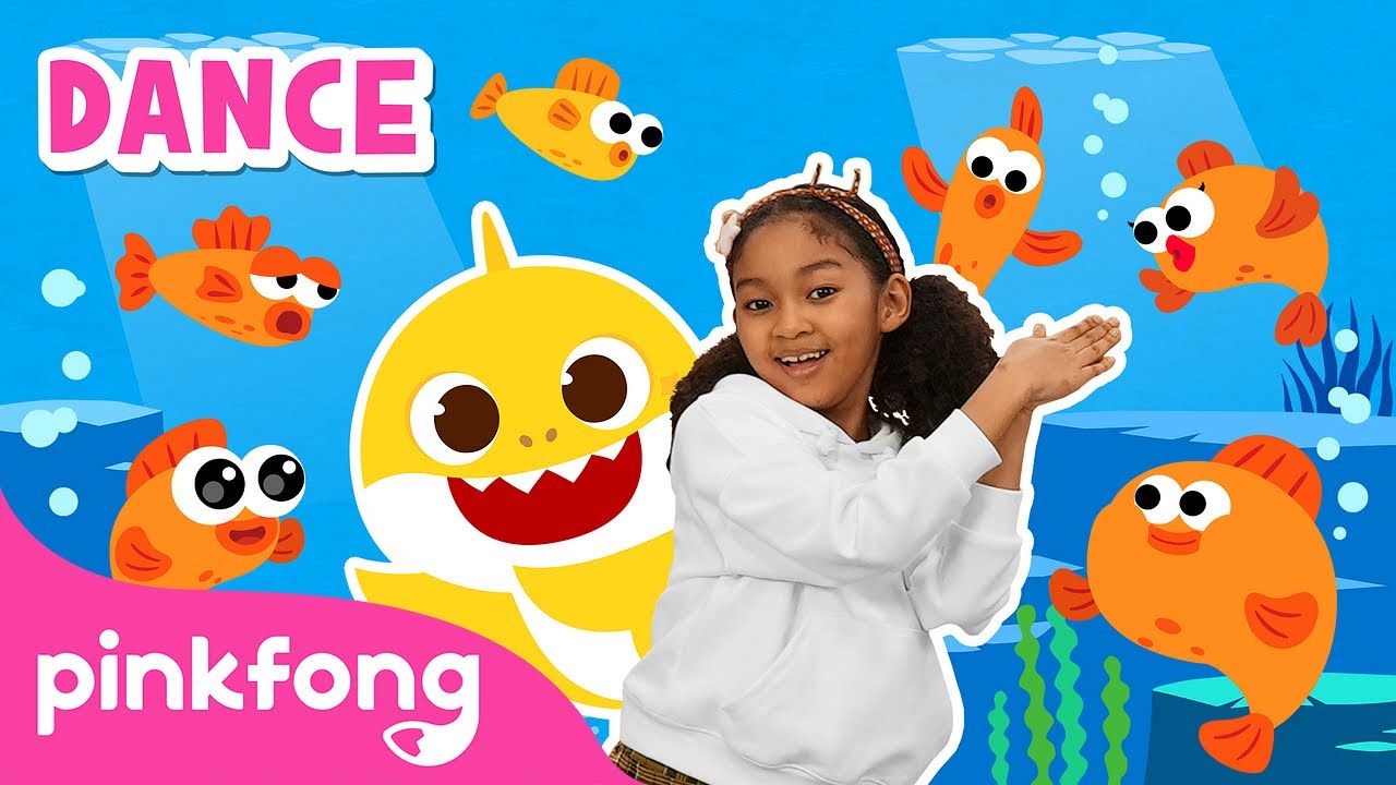 Six Little Fish | 4K Dance Along | Kids Nursery Rhymes | Pinkfong Songs ...