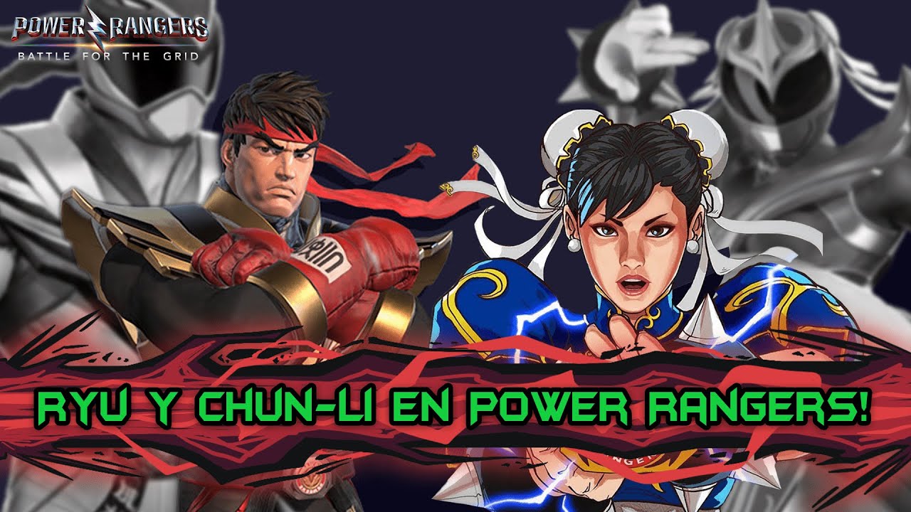 ASÍ de BRUTALES SON RYU y CHUN-LI de STREET FIGHTER en POWER RANGERS ...