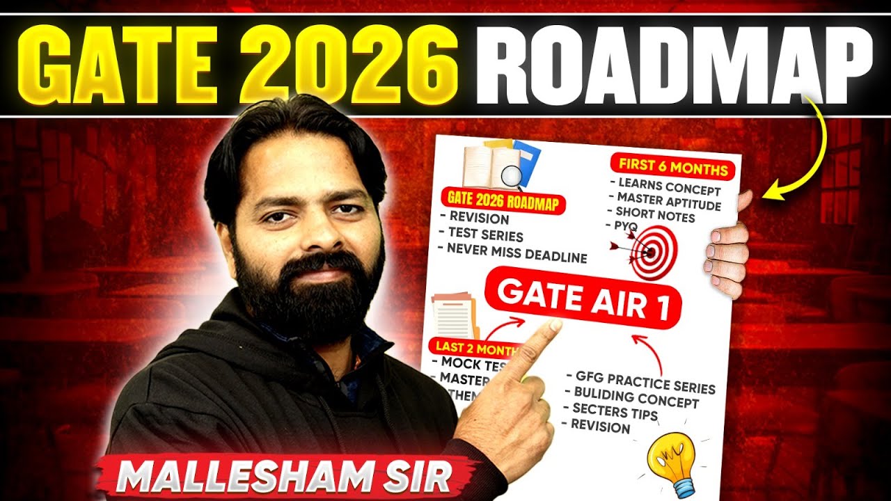 GATE 2026 Ideal Preparation Strategy (To Get Under AIR 100) | GATE 2026 ...