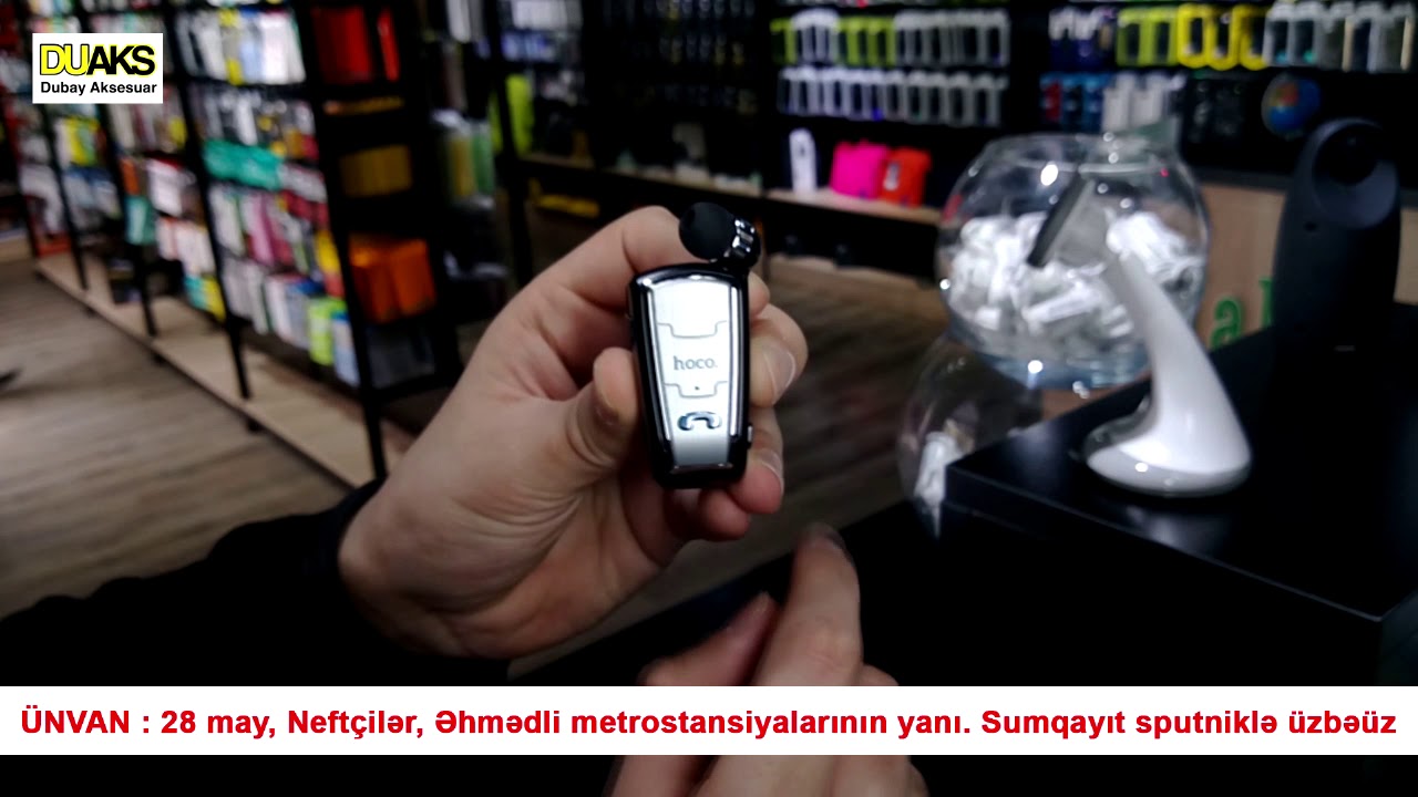 Duaks Hoco tek qulaq E4 - YouTube