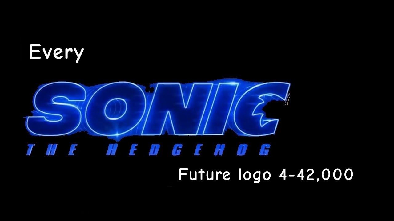 Every Sonic The hedgehog Future logo 4-42,000 - YouTube