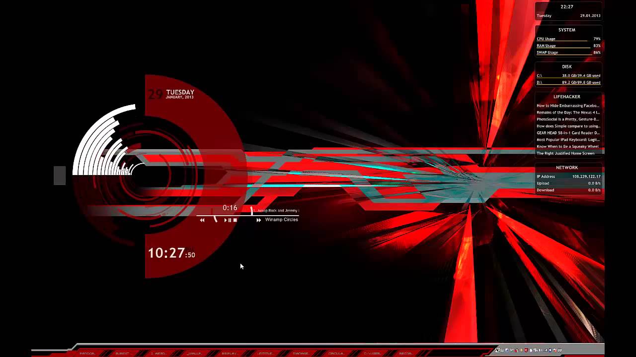 Litestep Desktop - YouTube