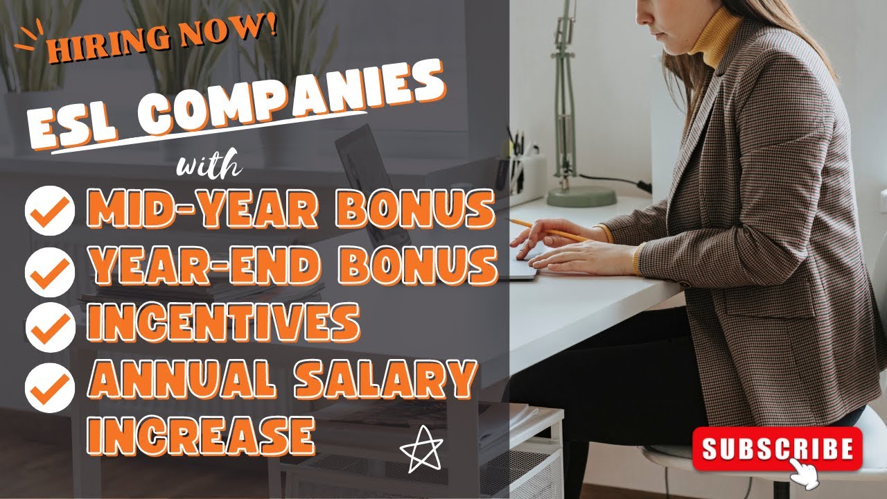 ESL COMPANIES WITH INCENTIVES AND BONUSES / COMPILATION / LIEZEL OH # ...