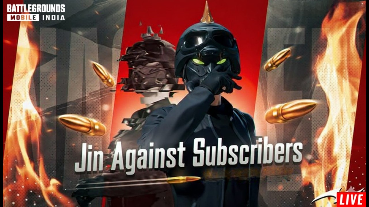 Jin Against Subscribers | JIN IS LIVE | BGMI - PUBG Mobile - YouTube