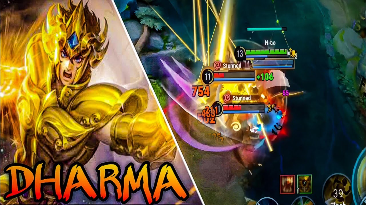 Honor of kings ( Dharma ) Solo Rank Epic | Clash Lane Gameplay | HOK ...