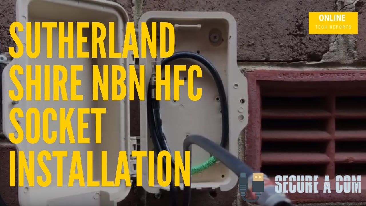 NBN HFC Installation in the Sutherland Shire for a small business - YouTube