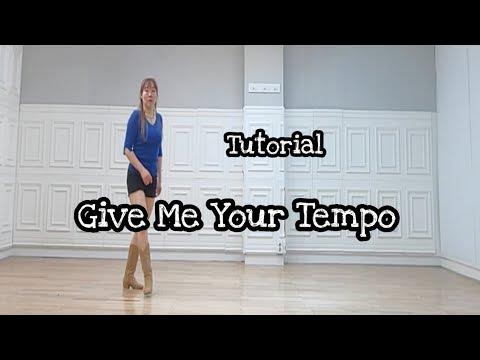 Give Me Your Tempo - Line Dance (Tutorial) - YouTube