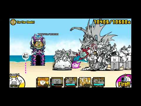 The Battle Cats! Li'l Fish Awakens! - Tiny Fins - YouTube