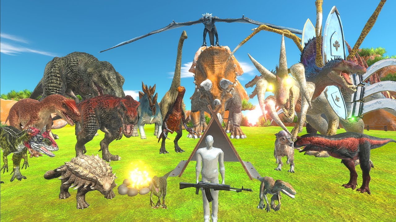 Jurassic World Evolution Camping 62 - FPS Avatar with all weapons ...