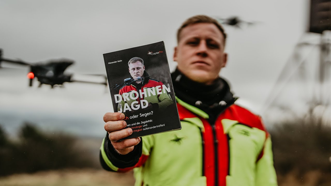 Drohnen bei der Jagd - Fluch oder Segen? Darin geht es in meinem Buch ...