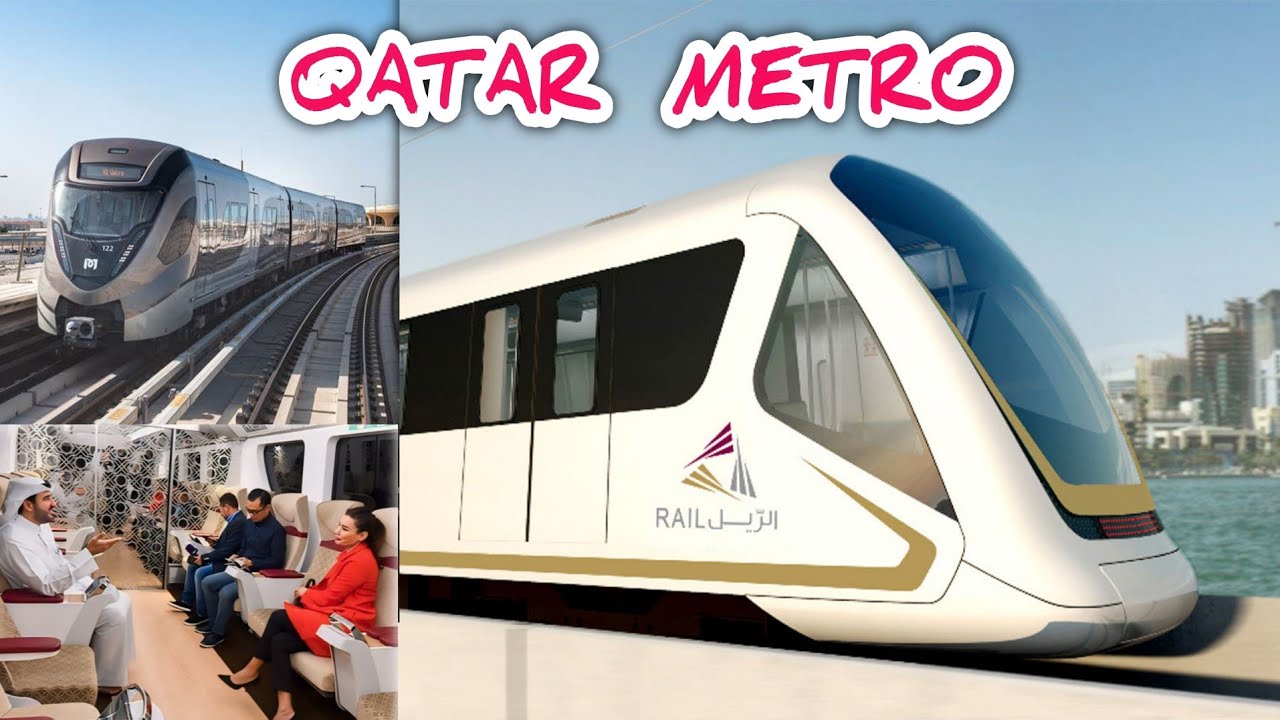 Qatar Metro 🚇 4k Video -Doha metro station Inside Video -Most Luxurious ...