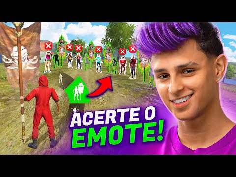 SE NÃO TIVER O EMOTE PERDE NO FREE FIRE! VALENDO 5K DIMAS!