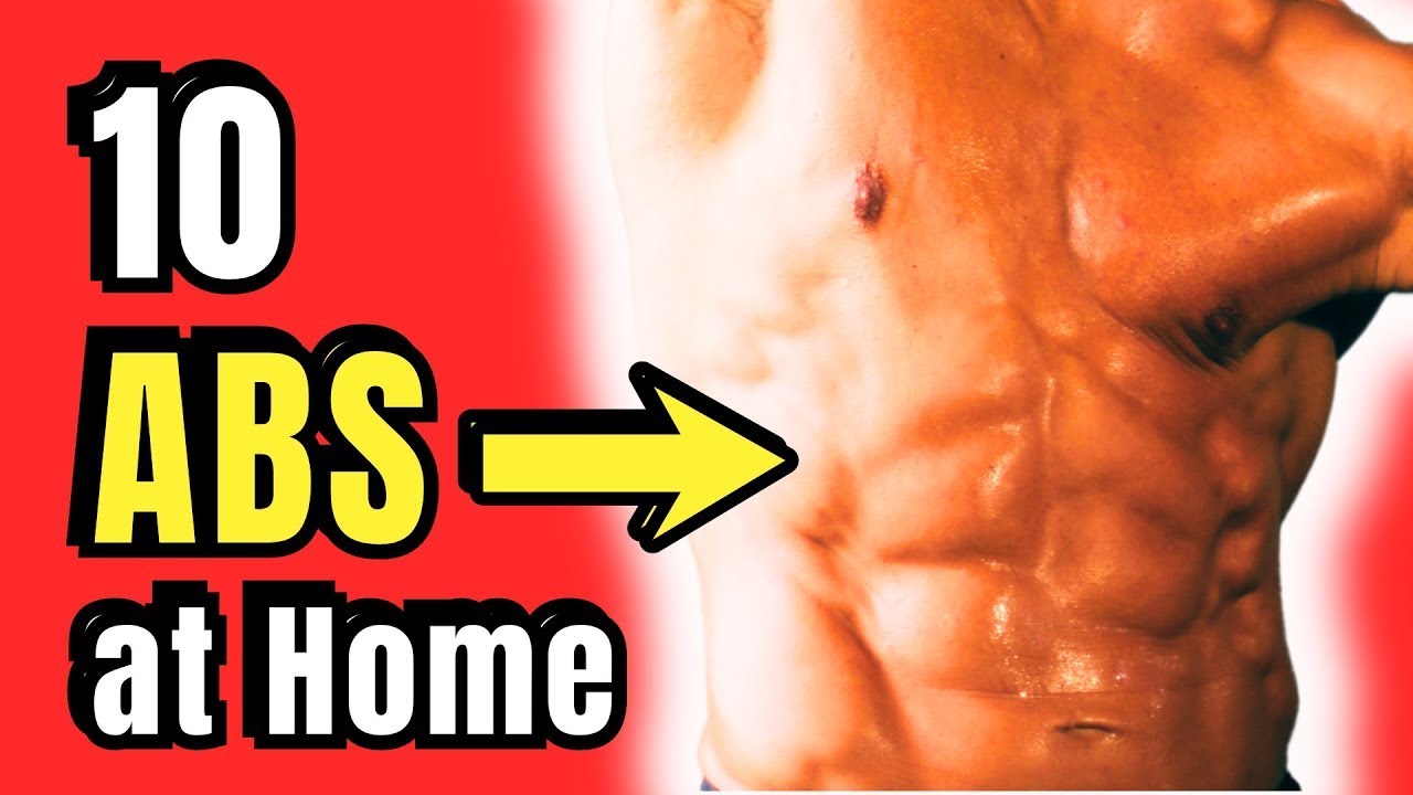 Top 10 Bodyweight Abs Exercises for Beginners at Home - YouTube