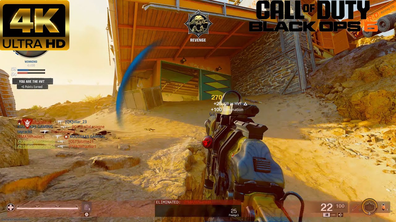Call of Duty Black Ops 6 4K Multiplayer Gameplay - YouTube