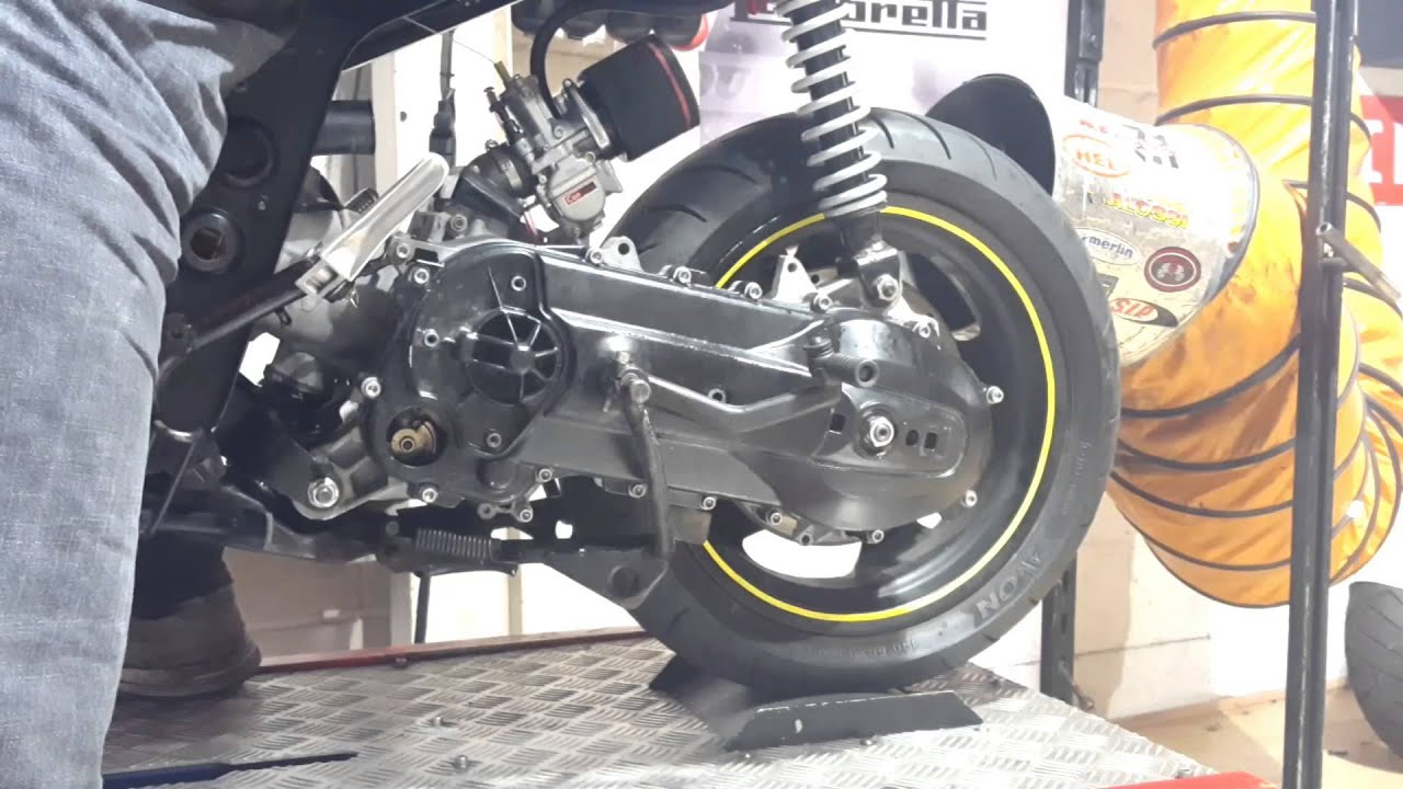Gilera Runner srt 183 engine (auto lambretta engine) - YouTube