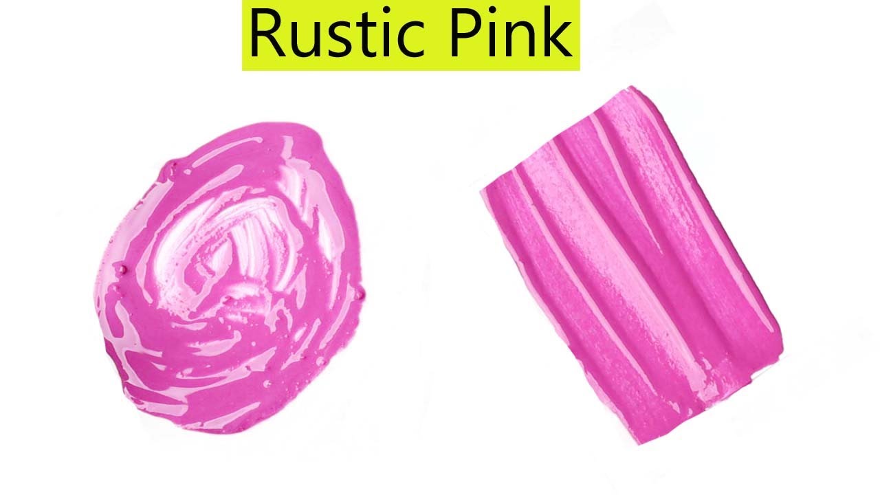 Rustic Pink Color - How To Make Rustic Pink Color - Color Mixing Video ...